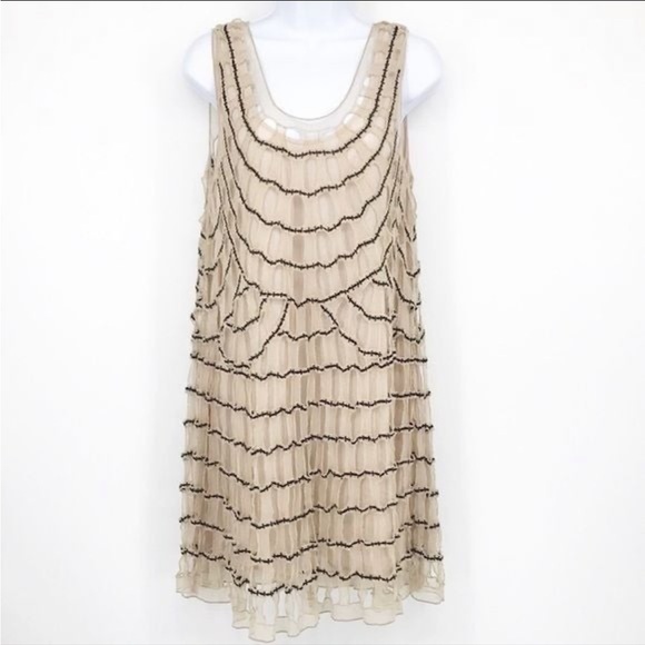 Chan Luu | Dresses | Nwt Chan Luu Womens Beige Cutout Embroidered Dress Size Small | Poshmark